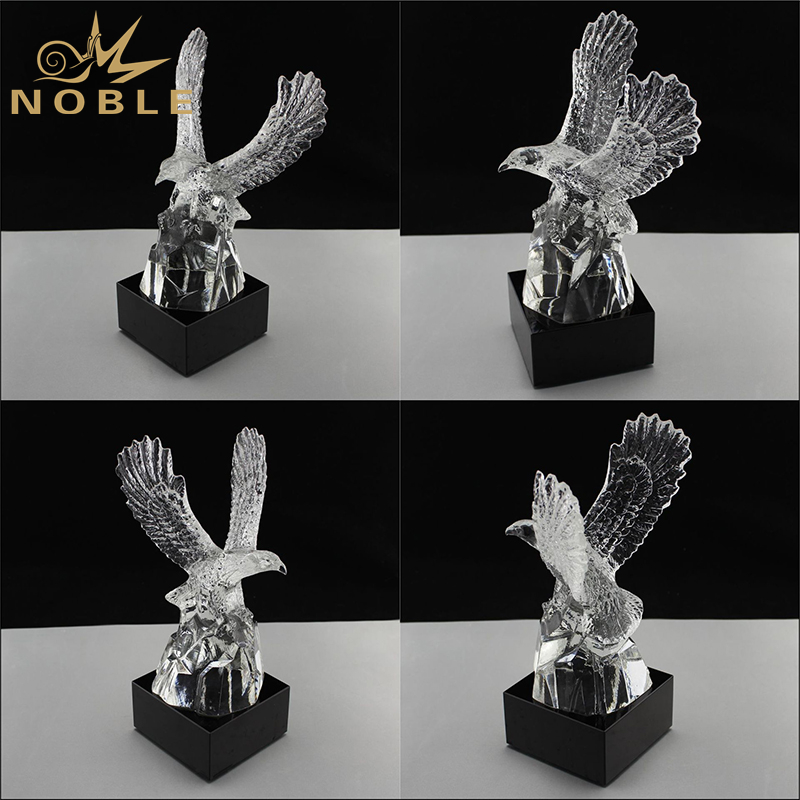 Unique Design Glass Eagle Trophy - Buy Hot sale wholesale crystal glass ...