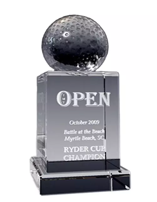 Noble Custom Sports Golf Crystal Champion Trophy - Buy Golf Champion Trophy, Flame Trophy ...