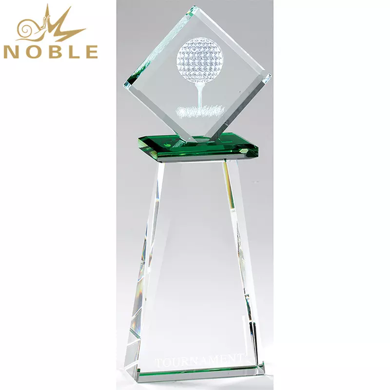New Design Free Engraving Custom Sports Crystal Golf Trophy - Buy ...