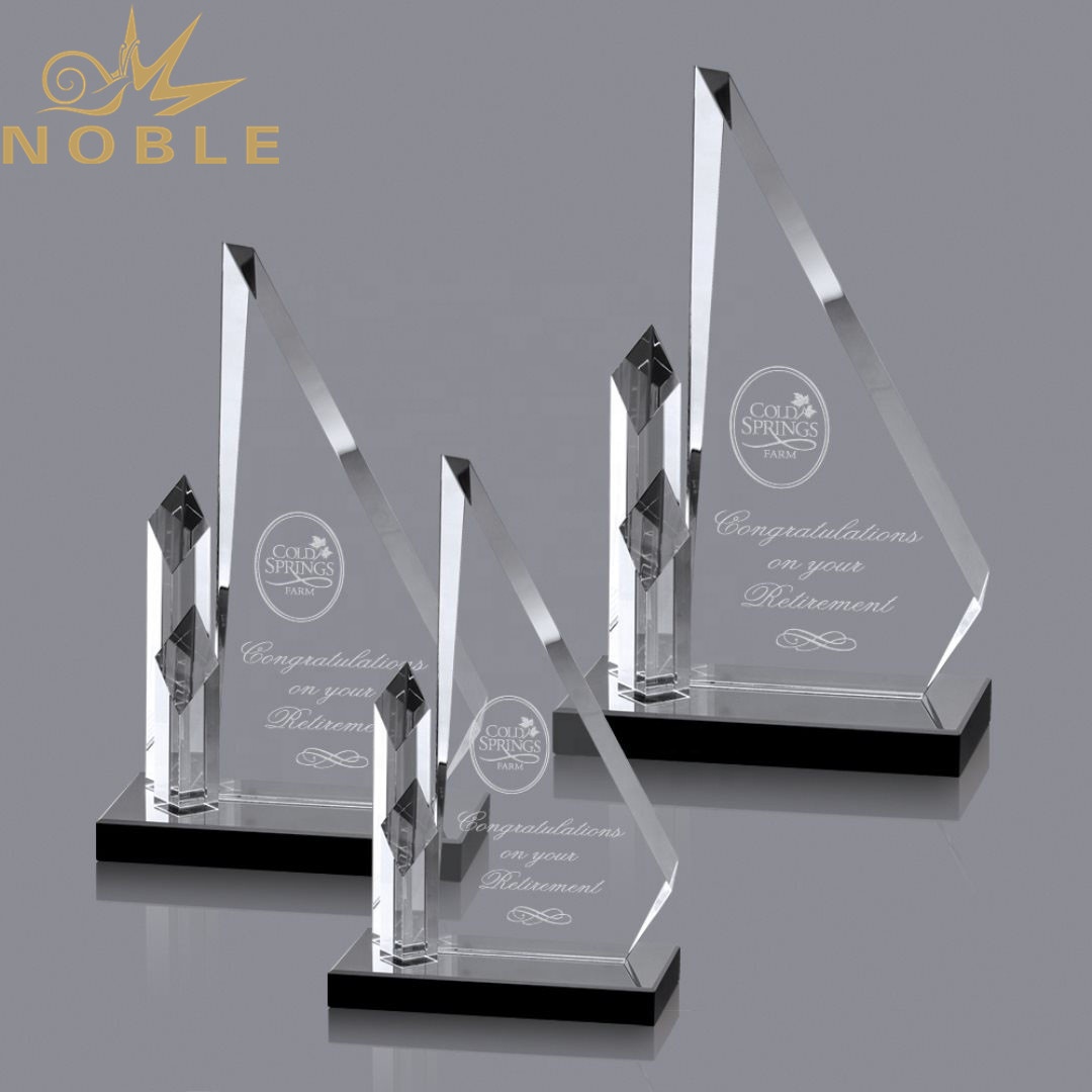 Optical Crystal Custom Award with Crystal Pillars - Buy Crystal Custom ...