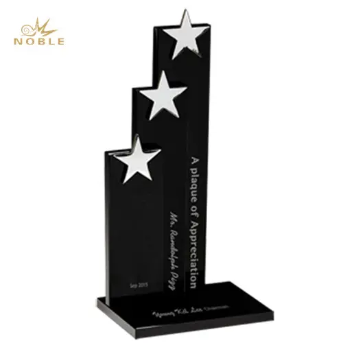 Custom 3D Laser Engraved Crystal Star Trophy - Buy Crystal Star Trophy ...