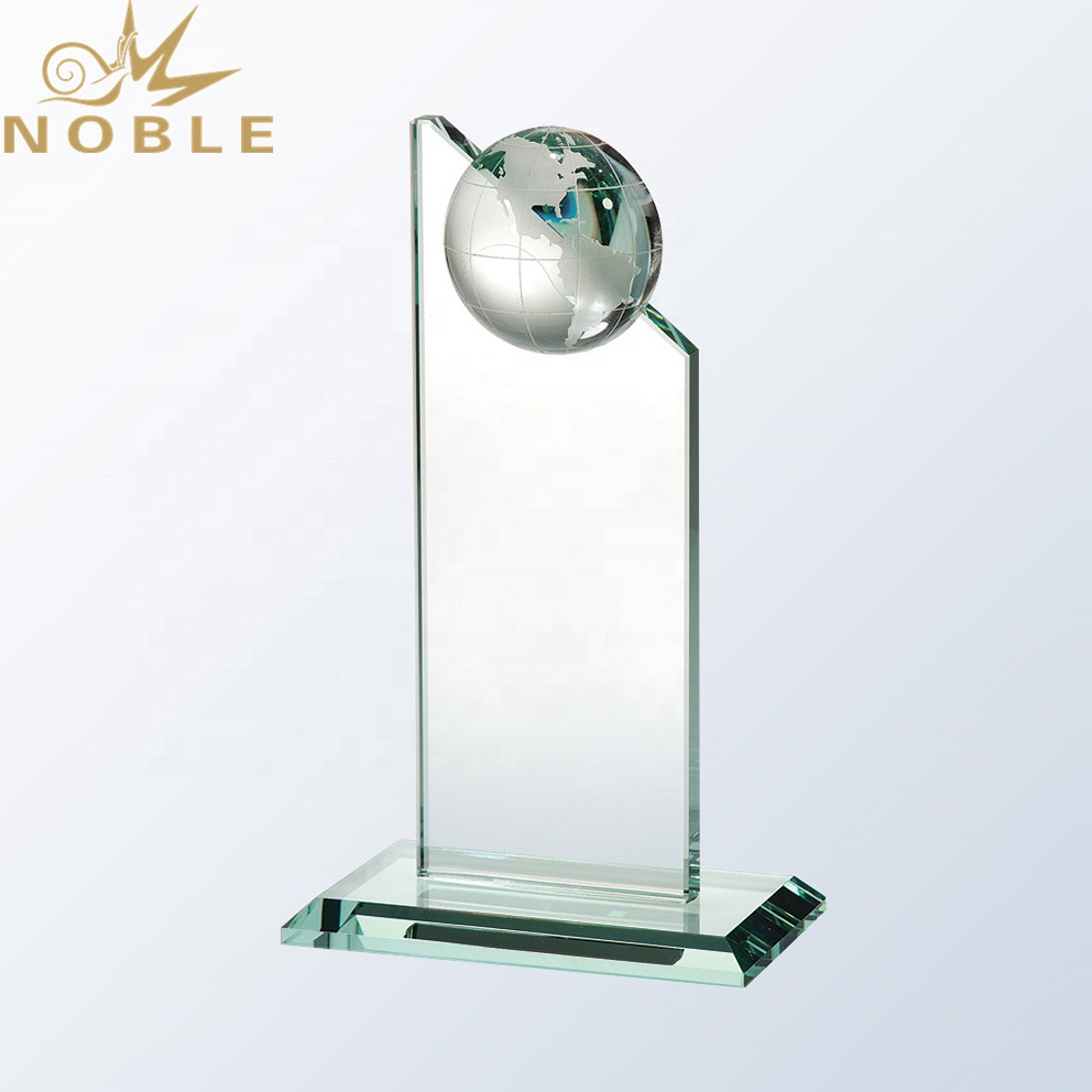 Jade Glass Custom Globe Trophy - Buy Custom Globe Trophy, Flame Trophy ...